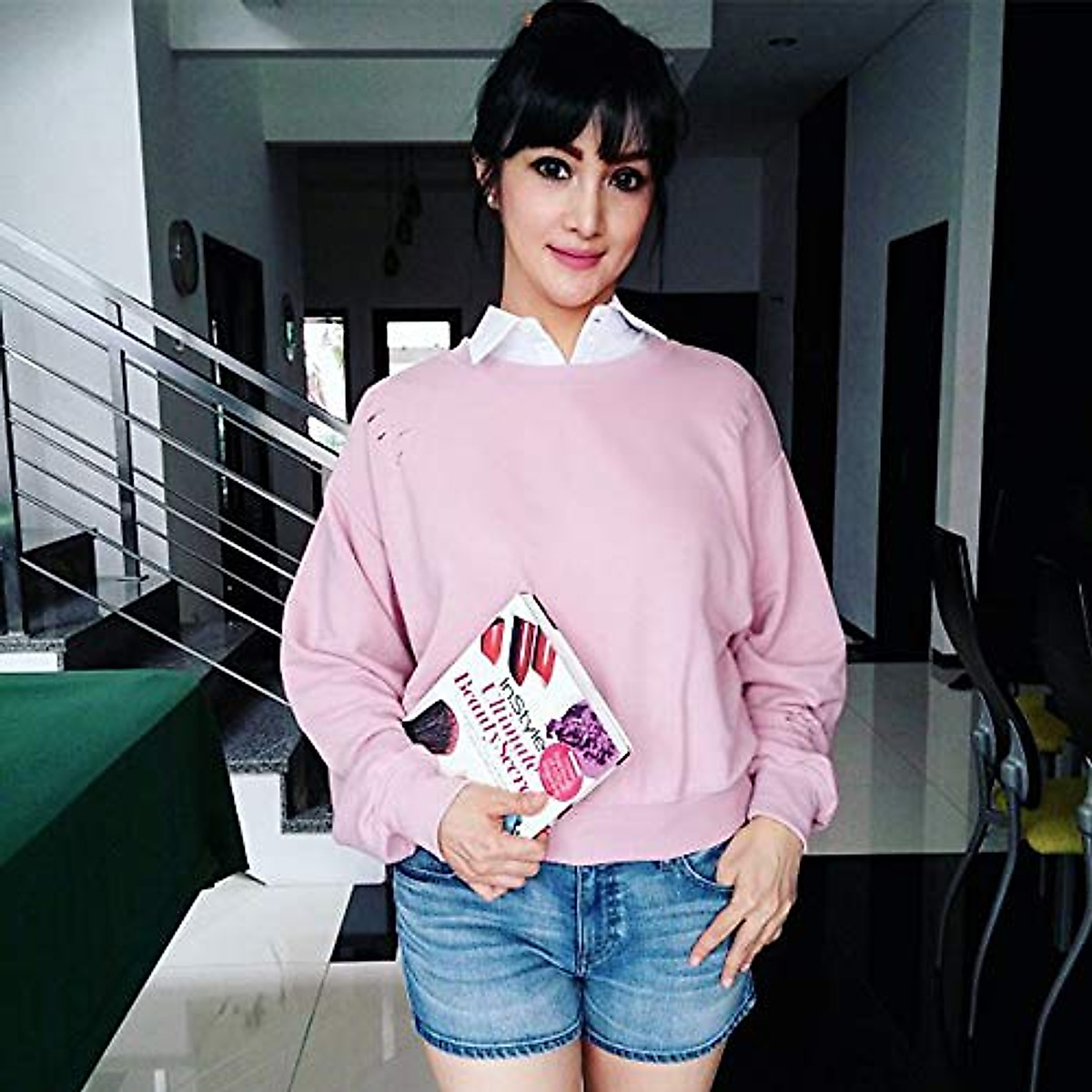 Fake Collar Detachable Dickey Collar Blouse Half Shirts Peter Pan Faux False Collar for Women & Girls Favors, White