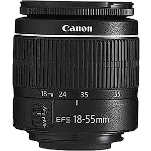 EOS Rebel T100 (EOS 4000D) DSLR Camera w/ 18-55mm DC III Zoom Lens with Pixibytes Deluxe Bundle (Renewed)
