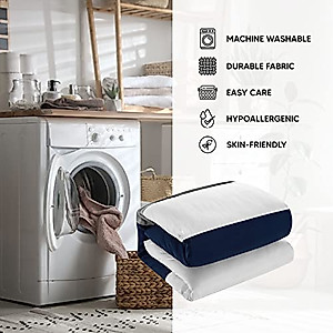 Chic Home Ayelet 10 Piece Comforter Set Color Block Ruffled Bag Bedding, Queen, Burgundy