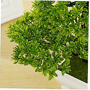 1pc Bonsai Plant Artificial Bonsai Tree Pine Plastic for Home Office Windowsill Garden Decoration