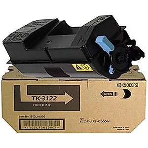 Kyocera Mita TK-3122 1T02L10US0 FS-4200 4300 M3550 3560 Toner Cartridge (Black) in Retail Packaging