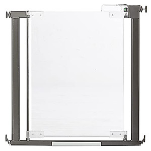 Qdos Safety Crystal Designer Baby Safety Gate - Meets Tougher European Standards - Modern Design and Unparalleled Safety - Beauty & Safety Together - Simple Installation | Pressure Mount