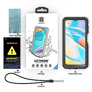 Hllhunkhe for Samsung Galaxy A13 5G Waterproof Case with Built-in Screen Protector - Rugged Full Body Underwater Dustproof Shockproof Drop Proof Protective Cover for Samsung Galaxy A13 5G (Black)