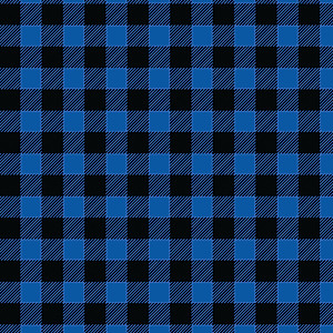Buffalo Plaid Pattern Vinyl Permanent Adhesive Craft Vinyl (Adhesive 12x12, Blue)
