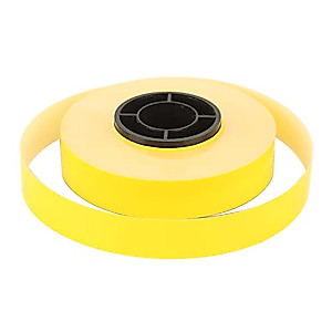 3 Roll Label Maker Tape Refills Tape Each 26.2ft Length 9mm Width Tear Resistant PET Label Maker Tape Refills for LM 370 380 390 (Yellow)