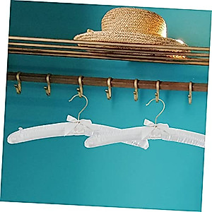 Homoyoyo 2pcs Non- Hanger Hanging Racks for Clothes Heavy Duty Anti- Clothes Hanger Non- Clothes Hanger Bride Hanger for Wedding Dress Spadded Hangers Wedding Dress Hangers