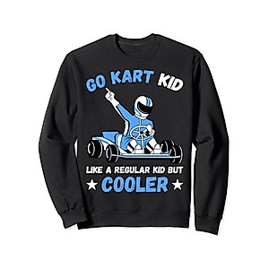 Go Kart Kid Go Kart Racing Boys Kids Sweatshirt