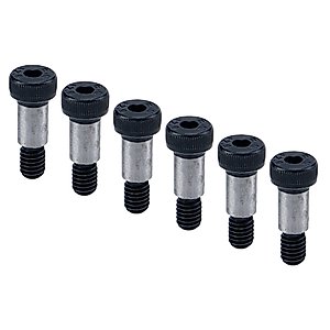 S SYDIEN 6Pcs Alloy Steel Hexagon Socket Head Shoulder Screw Bolt 3/8" Shoulder Dia,5/8" Shoulder Length,5/16"-18 UNC Thread