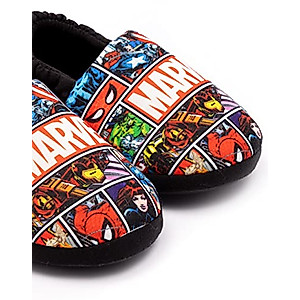Marvel Avengers Slippers Boys Kids Comic House Shoes Loafers 11.5 US Little Kid