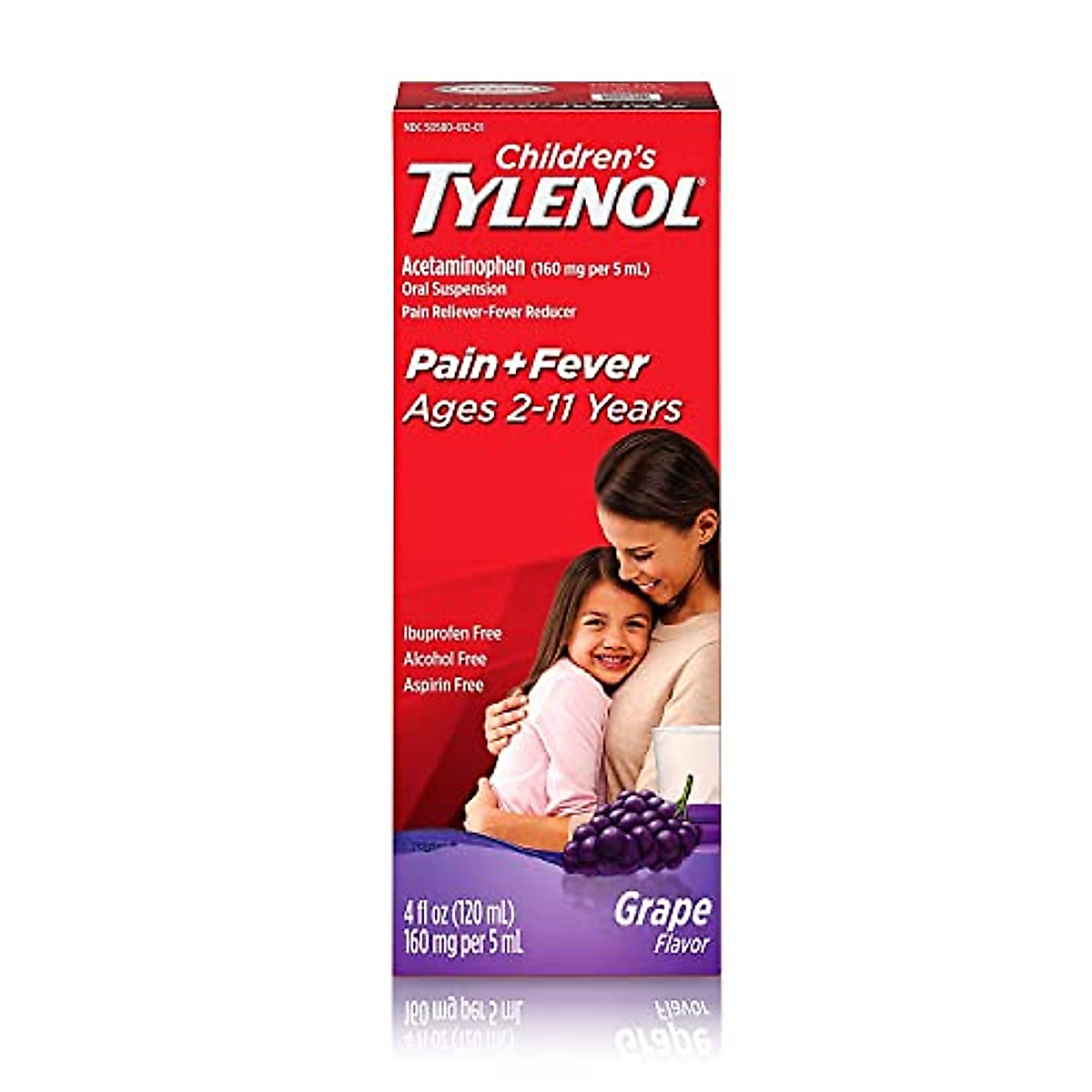 TYLENOL Children's Oral Suspension Grape Splash Flavor 4 oz