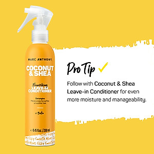 Marc Anthony Volumizing Conditioner with Coconut Oil & Shea Butter - Nourishing & Hydrating Haircare with Biotin for Dry & Damaged Hair - Restore Moisture & Protects Hair - Paraben & Sulfate Free