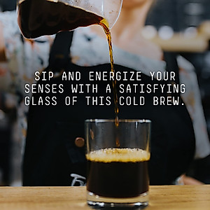 Stone Street Cold Brew Coffee, High Caffeine ‘Boost Blend’, Coarse Ground Coffee, Dark Roast, 2 LB