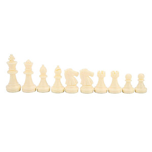 Chess Pieces, 32Pcs Plastic Magnetic Chess Game Pawns Figurine Pieces for Missing Piece Replacement