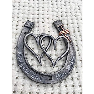 6th anniversary gift, iron anniversary, iron anniversary gift, iron gift, 6th anniversary gift for her,iron horseshoe,iron hearts,iron gifts