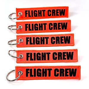 Rotary13B1 FLIGHT CREW - Neon Orange/black - 5pcs Key Chains
