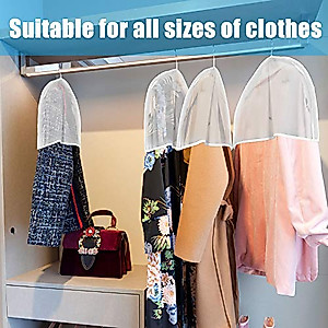 Shoulder Covers Garment Covers Clothes Covers for Closet Storage Suit, Coats, Jackets, Dress Closet Storage (16 Pieces)