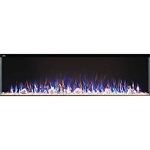 Napoleon Trivista Primus 60 inch Wall Mount Electric Fireplace - Black, NEFB60H-3SV