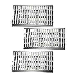 Grill Replacement Parts, Stainless Steel Heat Plate Shield Deflector, DCS Radiant Tray Ceramic Rod Complete Burner Cover for Select BGB48-BQAR、BGA48-BQRN、DCS36E-BQARN、BG27-BQL、BGB36-BQAR、DCS48DS-BQRN