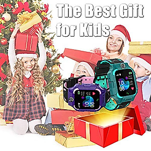 Smart Watch Phone Gift for Kids - Children Smartwatch Boys Girls with SOS Help Need 2G SIM to Call 14 Puzzle Games Music MP3 MP4 Player HD Selfie Camera Calculator Alarms Timer 12/24 H for 4-12
