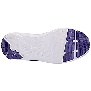 Under Armour Womens Grade School Charged Pursuit 2 Bl Running Shoe, Black/White, 5 Big Kid US