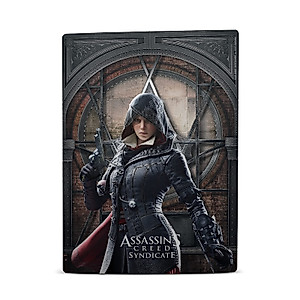 Head Case Designs Officially Licensed Assassin's Creed Evie Frye Syndicate Graphics Vinyl Faceplate Sticker Gaming Skin Decal Cover Compatible With Sony PlayStation 5 PS5 Digital Edition Console
