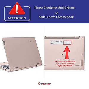mCover Case Compatible for 2019~2021 11.6" Lenovo Chromebook C340 Series 2-in-1 Laptop Computers ONLY (NOT Fitting Any Other Lenovo Models) - Purple