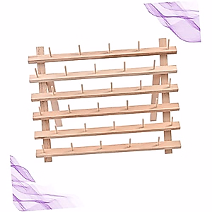 NUOBESTY 30 Sewing Storage DIY Thread Rack Thread Rack Wall Mount Cone Holder Stand Thread Holder Thread Organizer Rack Thread Stand Holder Embroidery Thread Sewing Thread Rack