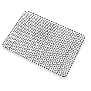 ELO MIT FREUDE KOCHEN! 12 Inch x 17 Inch Wire Cooling Rack, Chrome Plate Steel