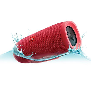 JBL Charge 3 - Waterproof Portable Bluetooth Speaker (Red)
