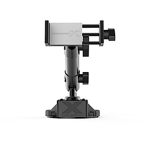 Bracketron HD Phone Dock PRO Dash and Window Metal Clamp Mount, Phone Holder for Car, Universal Phone Mount for Phones up to 3.5 Inches Wide