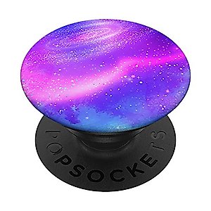 Cool Purple Pink Blue Galaxy Space Gift PopSockets Grip and Stand for Phones and Tablets