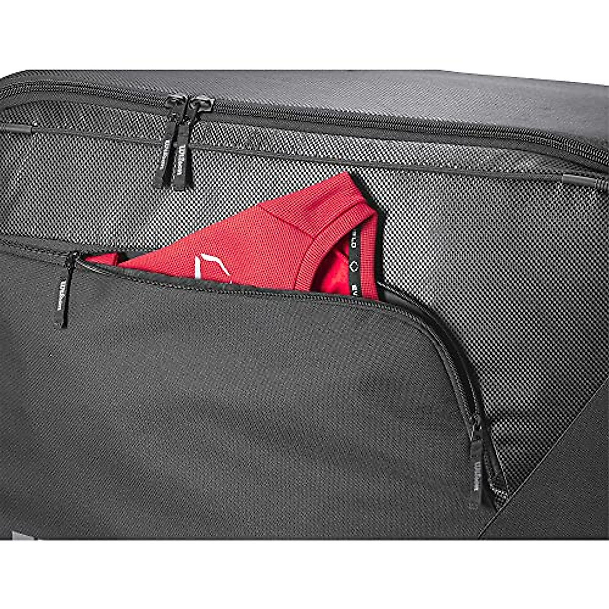 WILSON Ball Bucket Bag, Black, 27" L x 14.5" W x 20.5" H