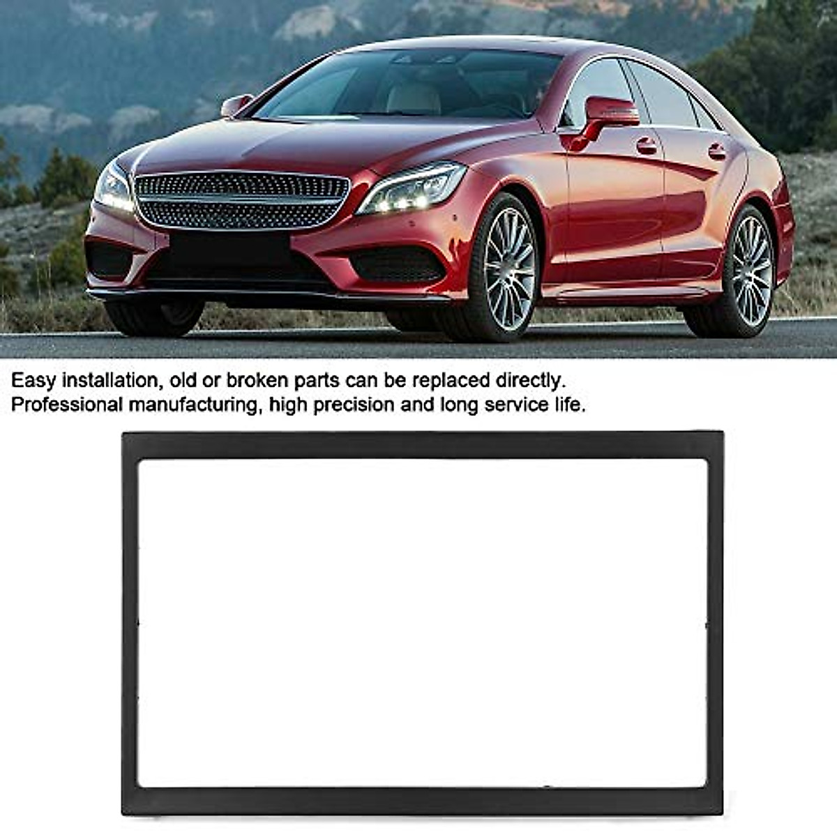 Double DIN Installation Dash Kit 7in Car Stereo Radio Mount Frame Trim DVD Navigation Modified Frame Universal Modification 178x102MM