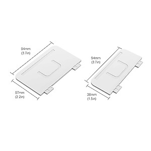 Unitek 11 Detachable Dividers as a Pack, 5 Tall and 6 Short Adjustable Dividers-White