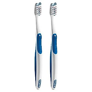 Oral-B Cross Action Gentle Clean Manual Toothbrush 35 Extra Soft (Colors Vary) - Pack of 2