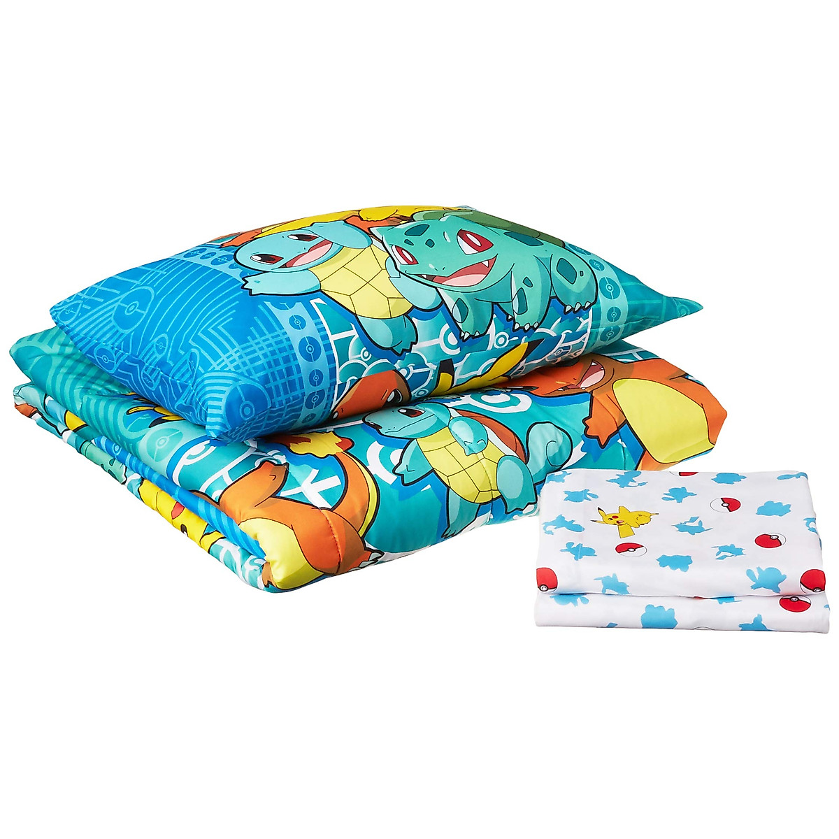 Northwest Pokemon Bed in a Bag Set, Twin, First Starters