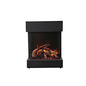 Amantii Stylish Cube 3-Sided Electric Fireplace