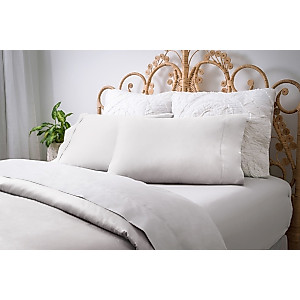 Magnolia Organics Dream Collection Duvet Set - Full/Queen, Elderberry Grey