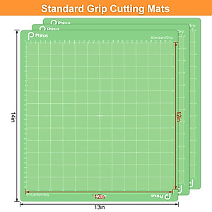 3 Pack Standard Grip Mat 12x12, Reusable Cutting Mats for Crafts, Cutting Mats for Maker 3/Maker/Explore 3/Air 2/Air/One