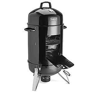 Cuisinart COS-118, Vertical Charcoal Smoker, 18" & KINGSFORD Heavy Duty Deluxe Charcoal Chimney Starter | BBQ Chimney Starter for Charcoal Grill and Barbecues