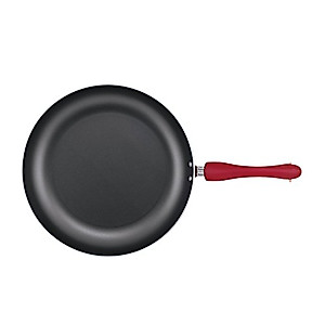 Paula Deen Signature Dishwasher Safe Nonstick Cookware Pots and Pans Set, 17 Piece, Red