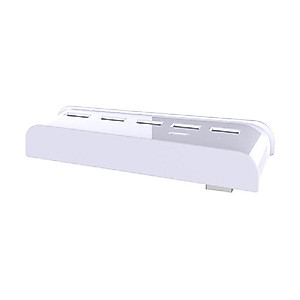 ND White 6 Ports Extend USB Hub Adapter High Speed Splitter for Sony PS5 PS4 Pro Console