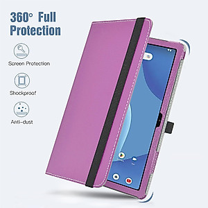 Bige for Onn 11 Tablet Pro 2023 Rotating Case,360 Degree Rotary Stand with Cute Pattern Cover for Onn 11 inch Tablet Pro 2023(2023 Model:100110027) Tablets,Purple