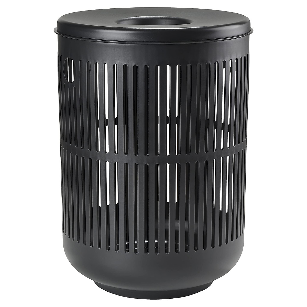 Zone Denmark Laundry Basket - Elevate Your Laundry Routine with Style and Functionality, Black 16.14x16.14x21.65 inches