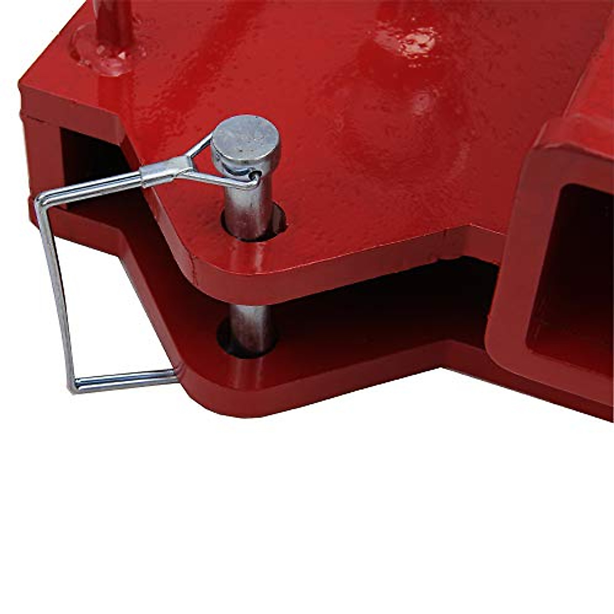 NIXFACE Forklift Trailer Hitch Attachment —2" Trailer Hitch Receiver for Dual Pallet Forks…