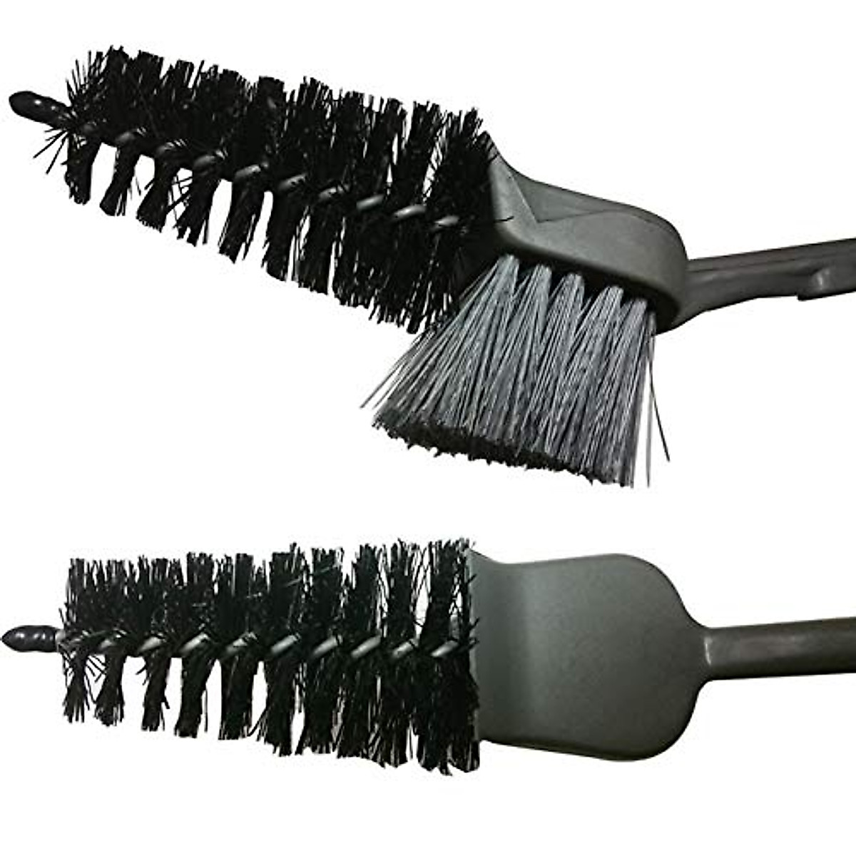 Coralpearl Alloy Wheel Cleaning Scrub Brush Wire Tire Rim Detailing Cleaner Tool With Bottle Brush,Scrubber and Scraper for Washing Car,Bicycle,Motorcycle,Auto