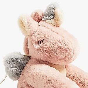 Cute Pink Unicorn Backpack for Girls, Fuzzy Kawaii Animal Unicorn Fluffy Backpack, Aesthetic Bags Furry Plush Backpack Gifts