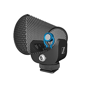 Sennheiser Pro Audio MKE 200 condenser microphone for cameras and mobile devices, Black (MKE200) (Renewed)