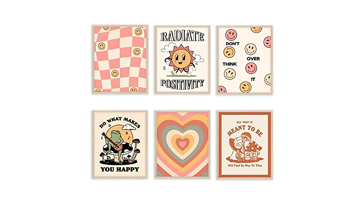 Jake Meets Kate Inspirational Wall Art - Positive Quotes for Teen Rooms