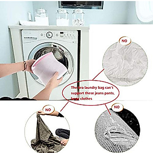 Julytech Mesh Bra Laundry Wash Bag for Blouse, Hosiery, Stocking, Underwear, Bra and Lingerie, Travel. Delicates Robust (2Pack Bra Bag)